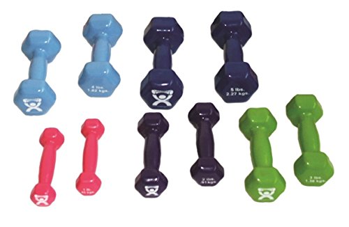 Cando Lite Weight Dumbbell Set 10 Pieces Upexercise Upexercise